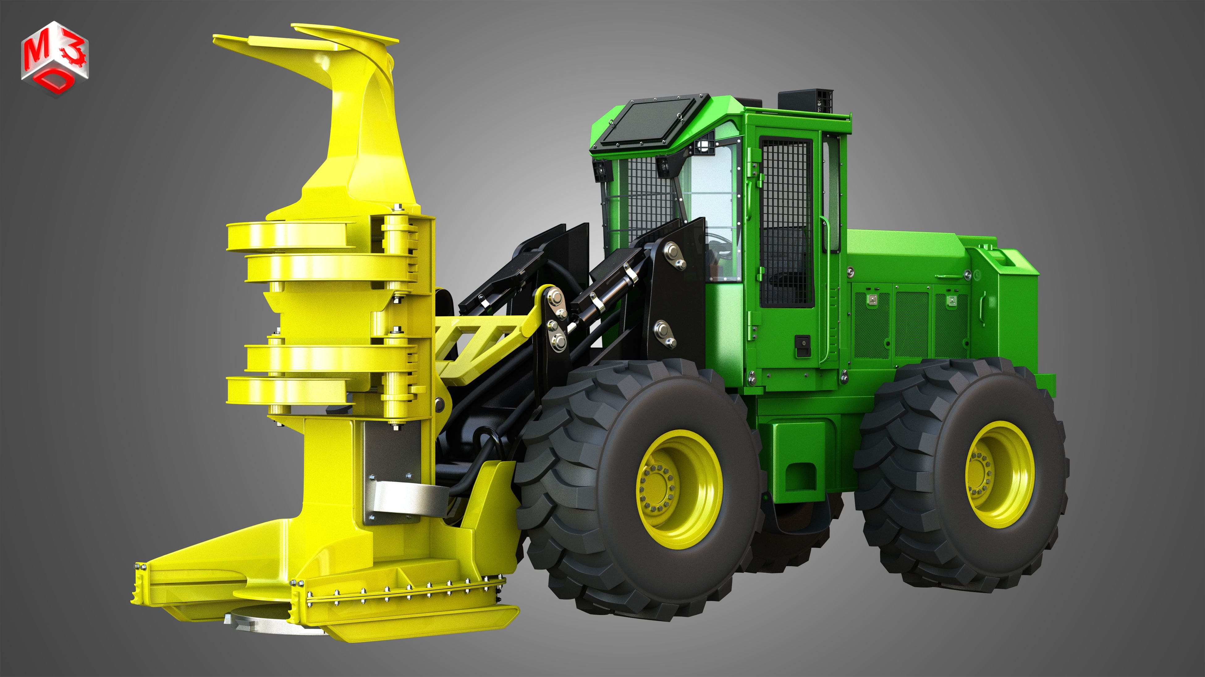 JD - Wheeled Feller Buncher