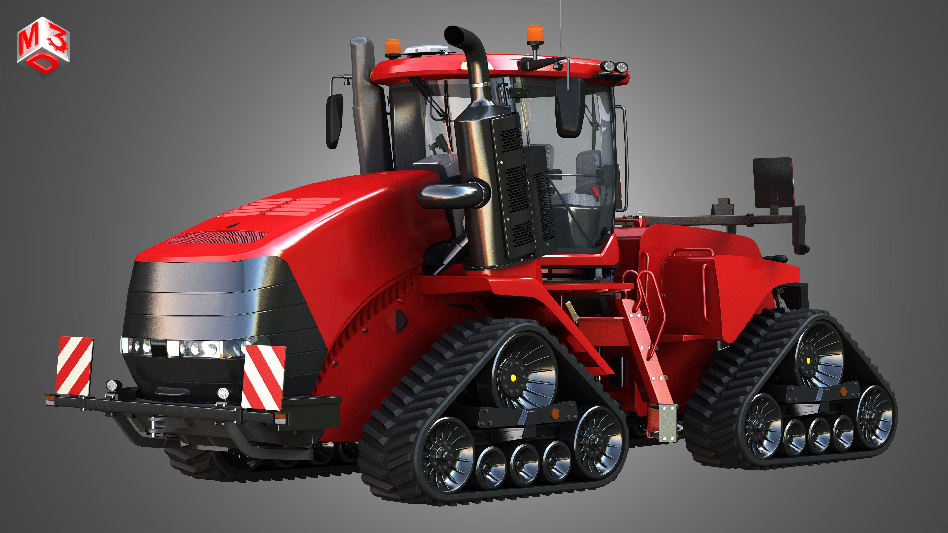 Quadtrac 470 Articulated Tractor - With Rubber Tracks System