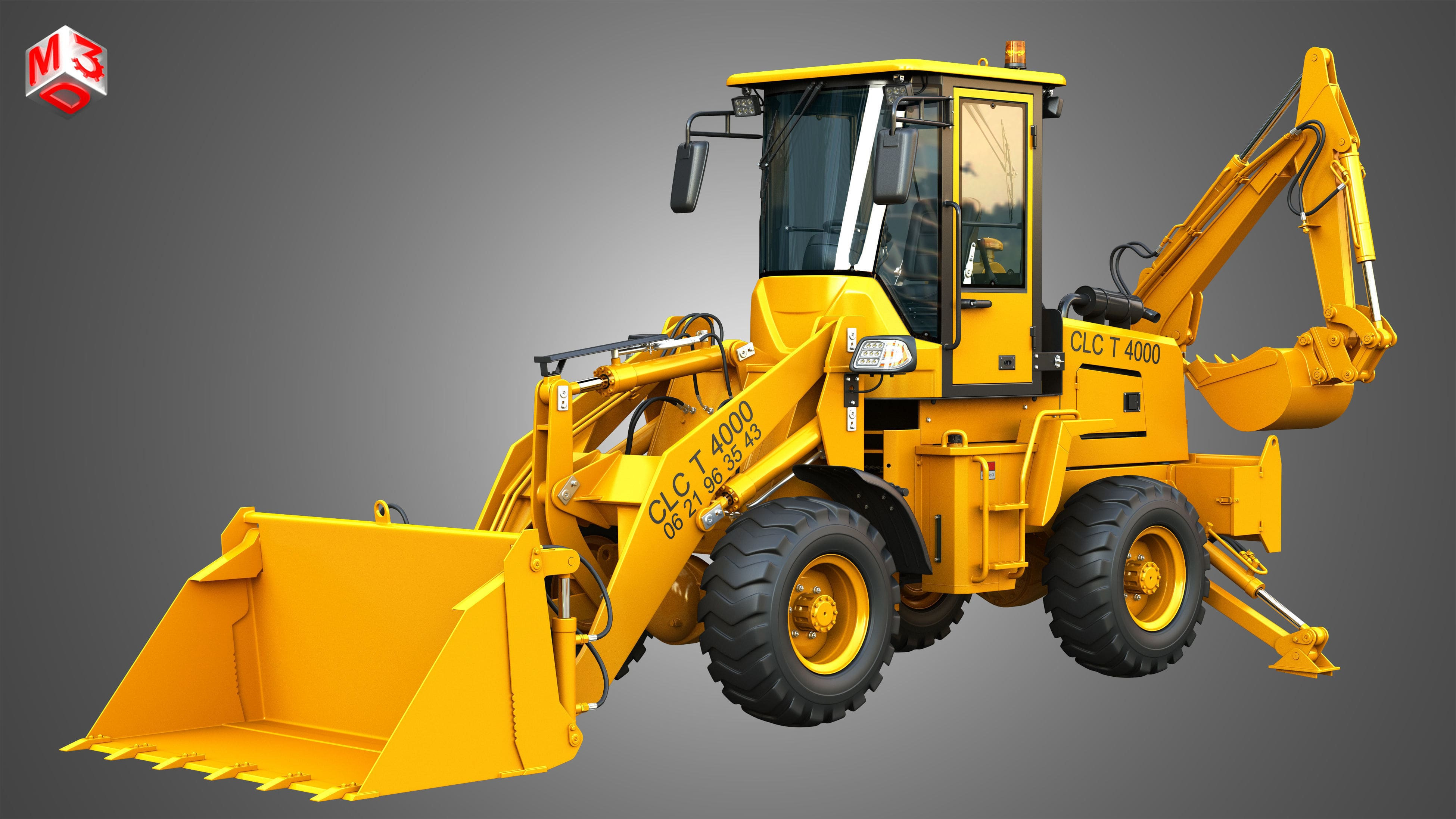 CLC T4000 Articulated Backhoe Loader Tracto Pelle
