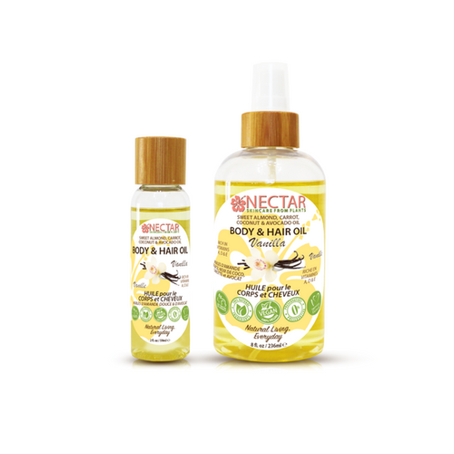 BODY & HAIR OIL - Vanilla | st-maarten-nectar
