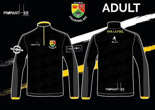 Felinfoel RFC Supporters 1/4 Zip (ADULT) | ProPanther