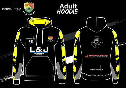 U13’s Felinfoel RFC sublimated hoodie (Adult) | ProPanther