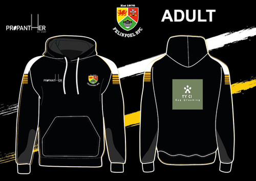 U12's Felinfoel RFC Hoodie (Adult) | ProPanther