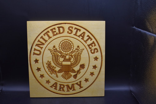U. S. Army Plaque | Laser Engraving