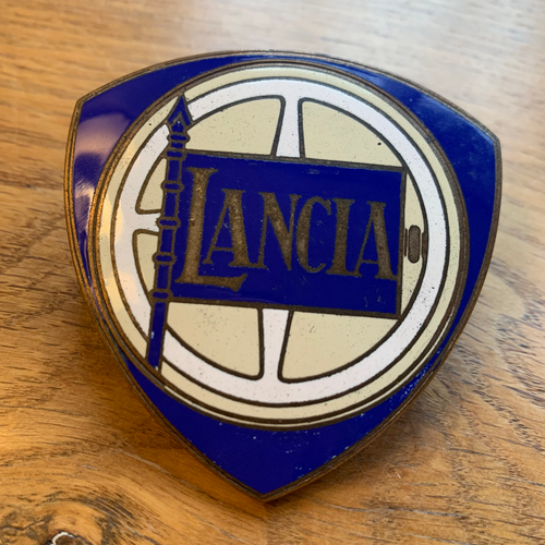 Lancia Shield Shaped Radiator Badge | Phoenix Green Garage