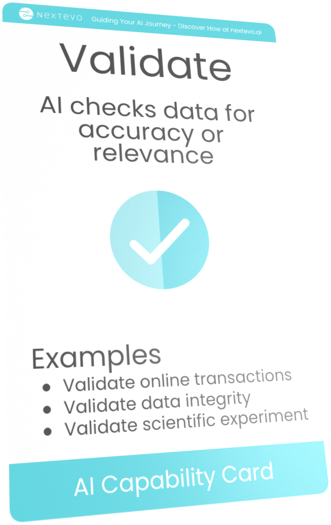 AI Capability Validate | Nextevo AI Capability Validate | Nextevo