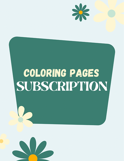 monthly coloring page subscription