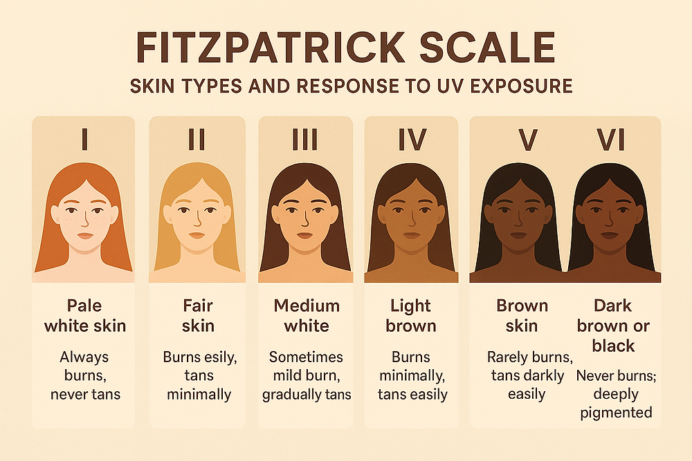 Understanding the Fitzpatrick Skin Types Scale
