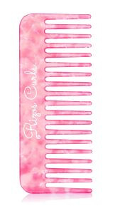 Rizos Curls Pink Wide Tooth Styling Comb | The Curl Store