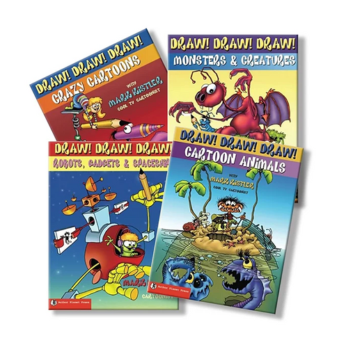 Draw! Draw! Draw! Cartoon Book Set | Mark Kistler