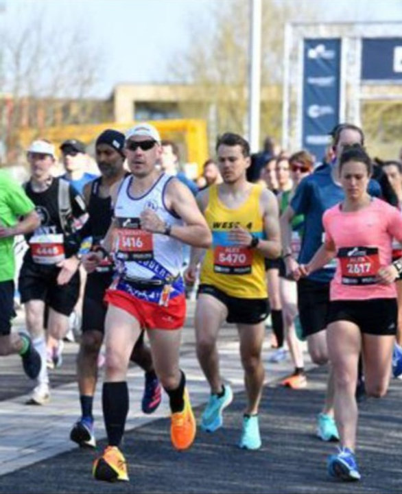 New Half Marathon pb for Paul.