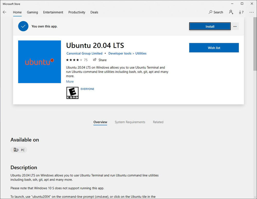 Running Linux Commands Within Windows Using Wsl