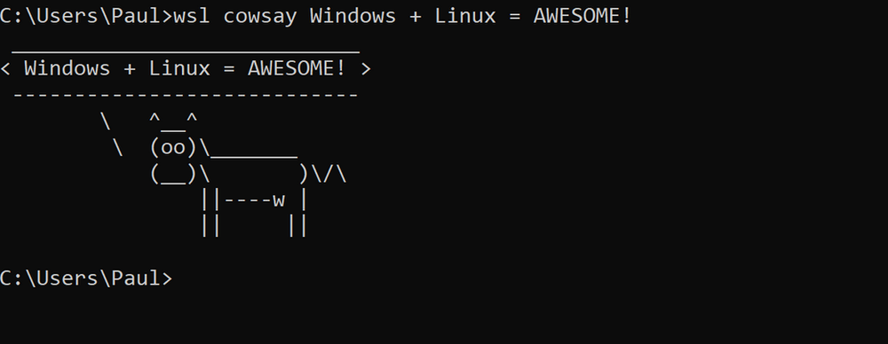 Running Linux Commands within Windows Using WSL Running Linux Commands within Windows Using WSL