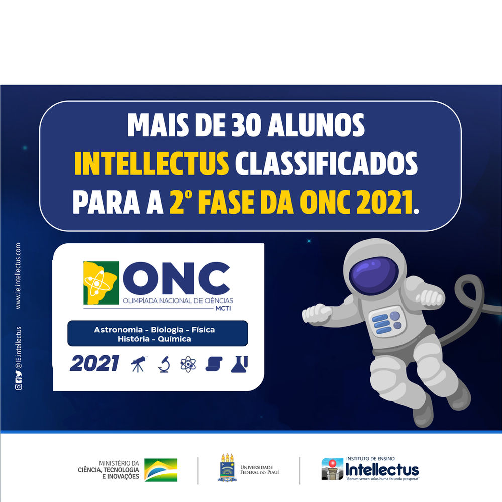 Confira a lista dos classificados para a 2° fase da ONC
