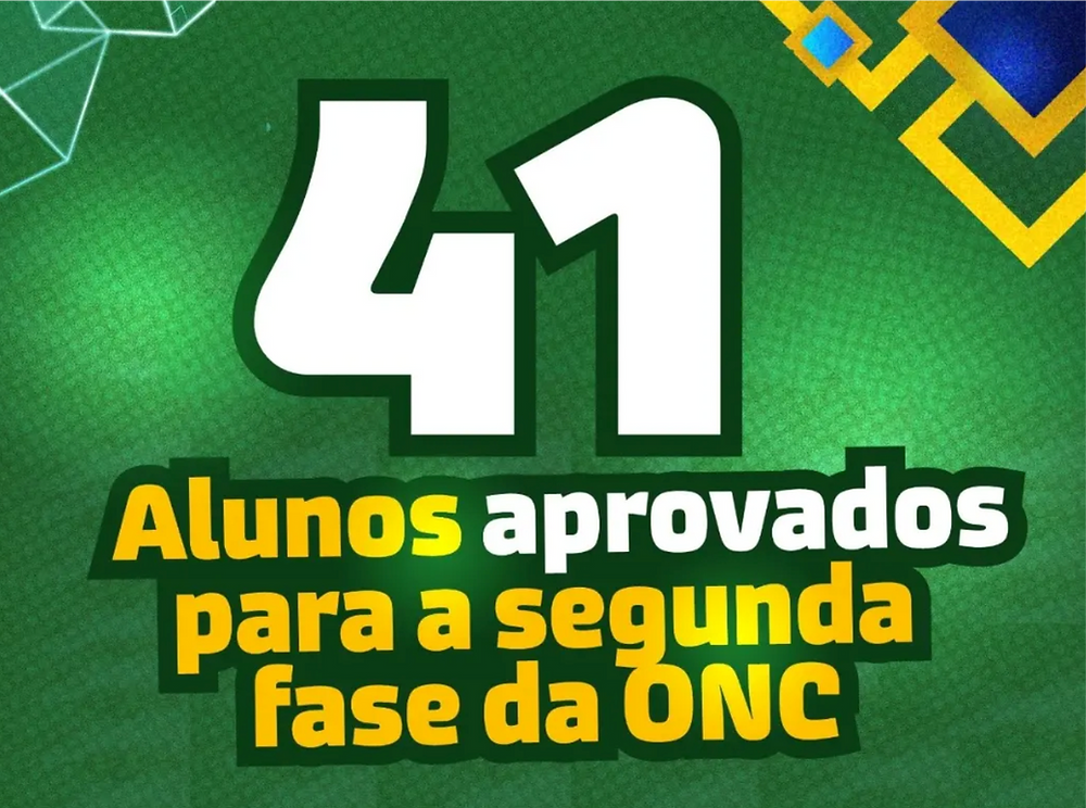 41 alunos Intellectus se classificam para a 2ª fase da ONC