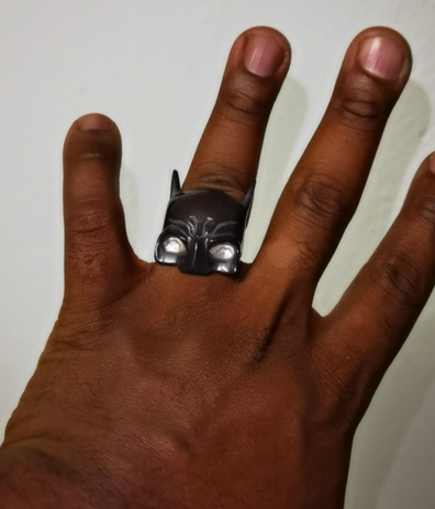 Sterling Silver Batman ring | TR Jewellery