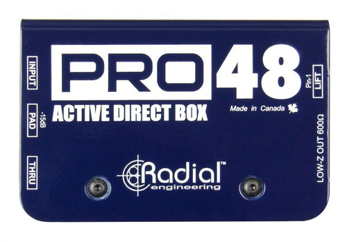 Radial Pro48 Phantom Powered Active Direct Box | mmsmusic