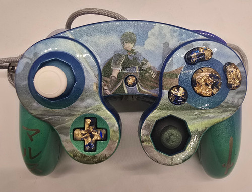 Marth Custom GameCube controller | CVSmashmods