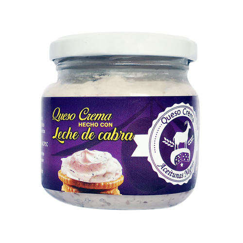 QUESO CREMA CON SABOR ACEITUNAS NEGRAS 150g | caprolac