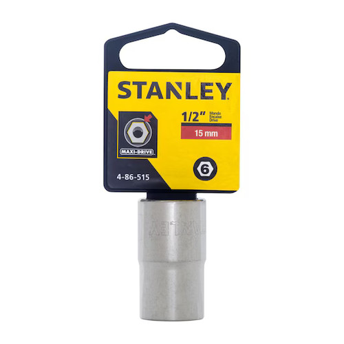 Dado 15 mm Encastre 1/2" hexagonal Stanley 86-515 | Grupo Bisancor