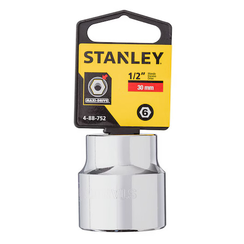Dado 30 mm Encastre 1/2" hexagonal Stanley 88-752 | Grupo Bisancor