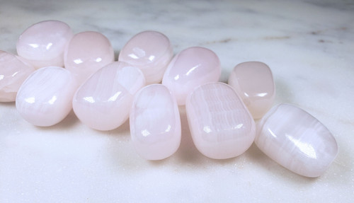 Mangano Calcite Tumbled Stone | Remnants Of Magic