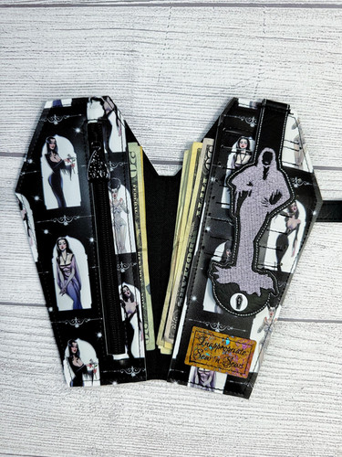 Goth lady wallet tab | Asylum Handicrafts