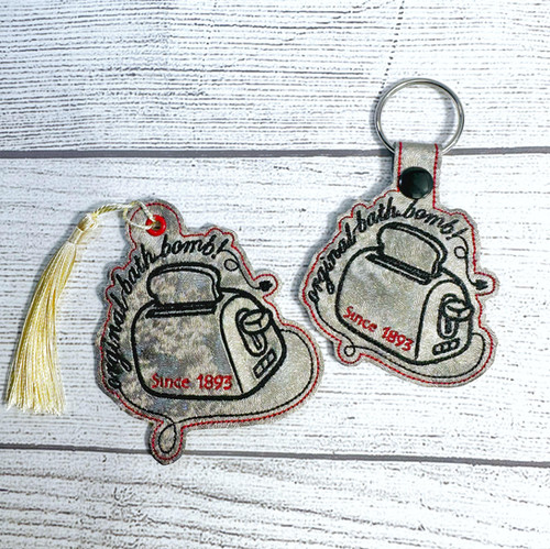 Last bath bomb keyfob and eyelet | Asylum Handicrafts
