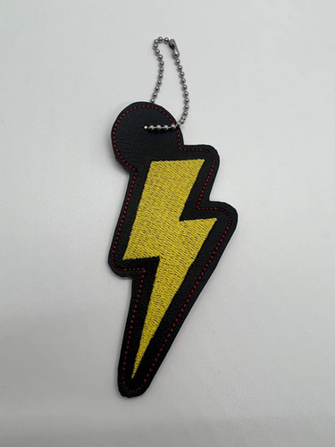 Lightning bolt bookmark/keychain | Asylum Handicrafts