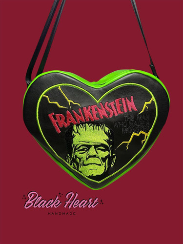 Frank heart stand alone 8x12 -5x7hoop sizes | Asylum Handicrafts