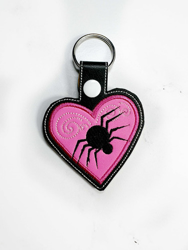 Spider heart keychain | Asylum Handicrafts