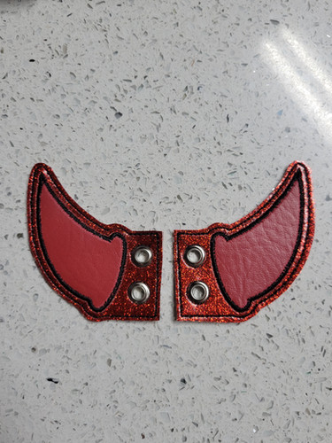 Devil horns boot wings | Asylum Handicrafts
