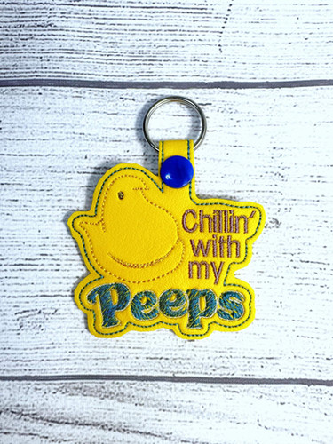 Chillin with my peeps keychain | Asylum Handicrafts