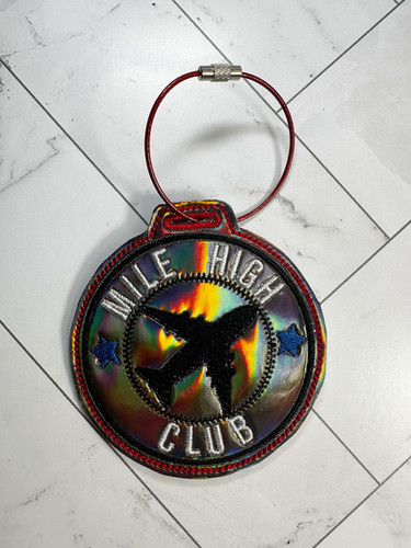 Mile High Club luggage tag | Asylum Handicrafts