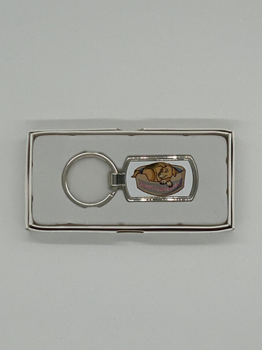 Metal Oblong Keyring, Personalised, Family Image, Logo | Joystitchworks