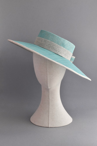 Bespoke Wide Brim Sinamay Hat - Made to Order in Your Choice of Colour ...