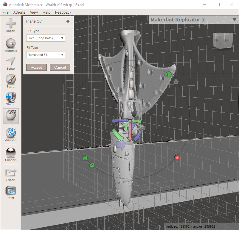 The Cruellest Cut Pt.1: Splitting Models in Meshmixer