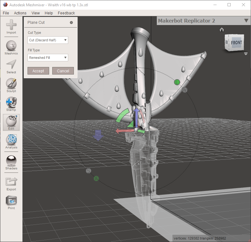The Cruellest Cut Pt.1: Splitting Models in Meshmixer
