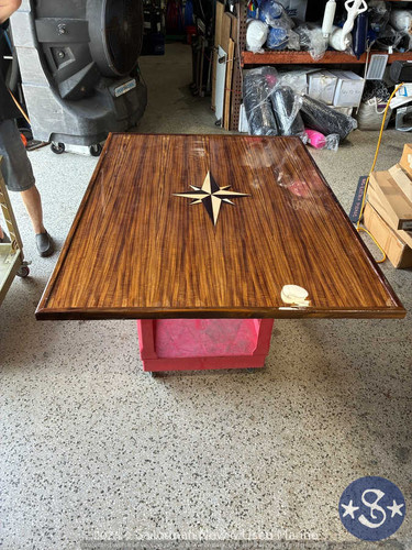 Compass Rose Table Top 68" X 49-1/2" | Sailorman
