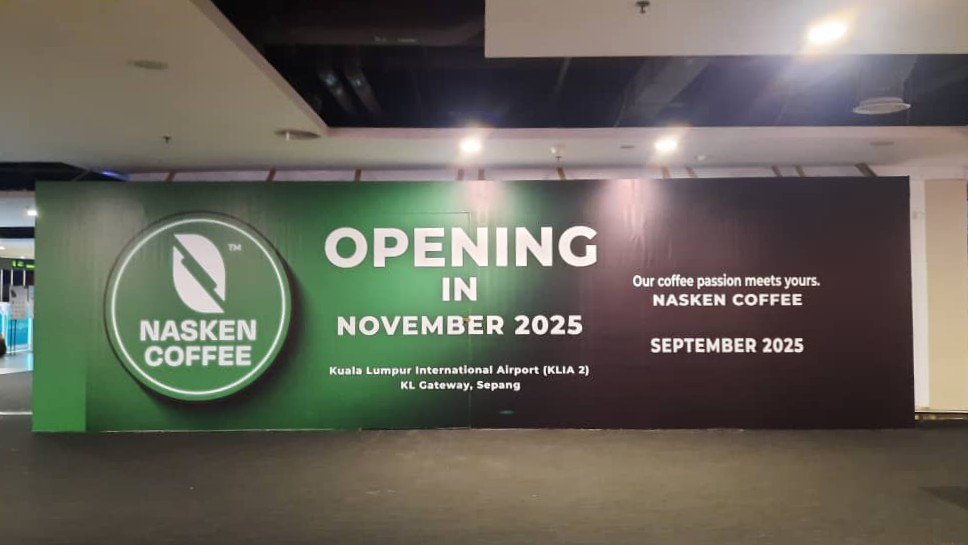 Hoarding & Visual, Nasken Coffee, KLIA2 Gateway