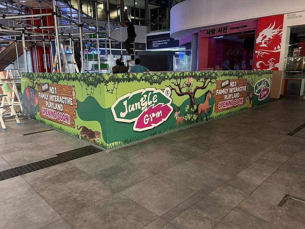 Hoarding & Visual (Kiosk), Jungle Gym, Sunway Velocity