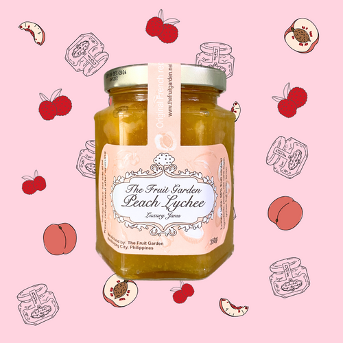 Peach Lychee Jam 350g | the-fruit-garden
