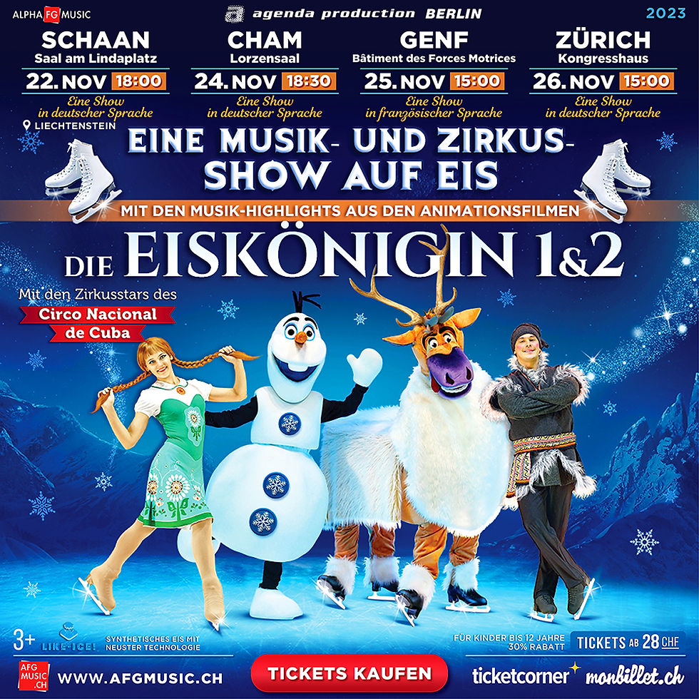 Music Circus Show on Ice with Highlights of FROZEN 1&2