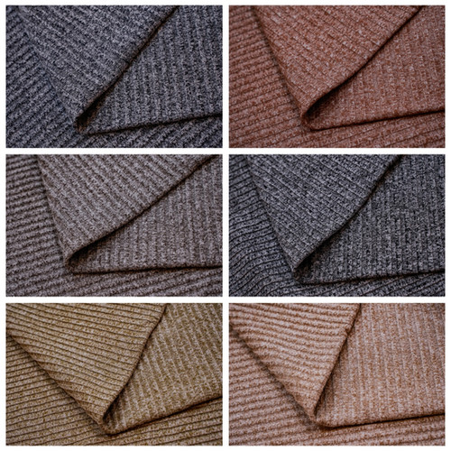 SOLID COLORS RIB KNIT MANGO | Kain.id