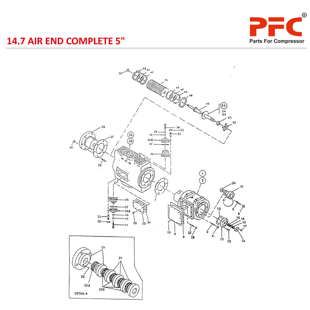 แอร์เอนด์ บูสเตอร์ PHE ขนาด 5 นิ้ว | PFC - Parts For Compressor