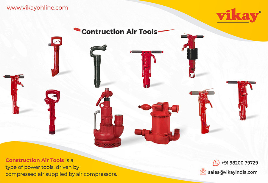 Construction Air Tools - Rotary Drill, Rivet Buster, Diggers, Hammers ...