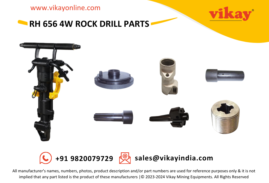 RH 656 4W Atlas Copco Rock Drill Parts