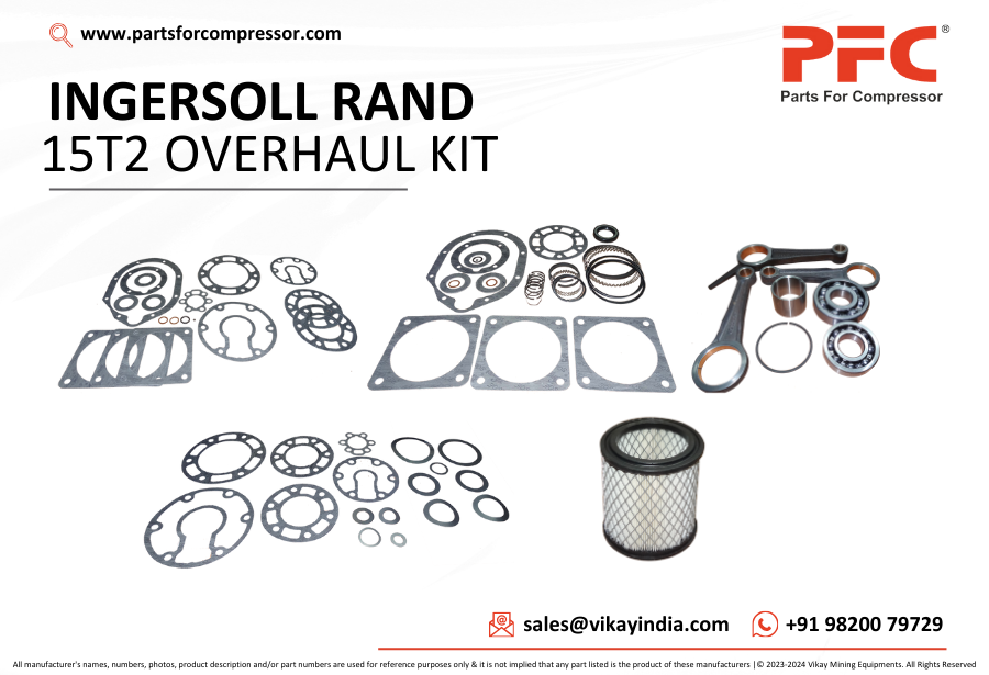 Overhaul Kit IR 15T2 Replacement | PFC - Parts For Compressor