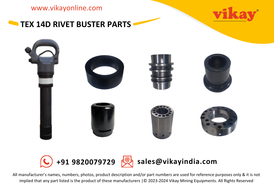 TEX 14D Atlas Copco Rivet Buster Parts