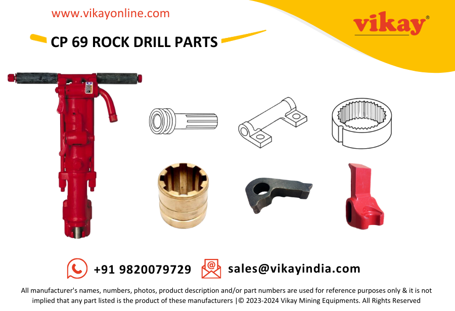 Cp 69 Chicago Pneumatic Rock Drill Parts